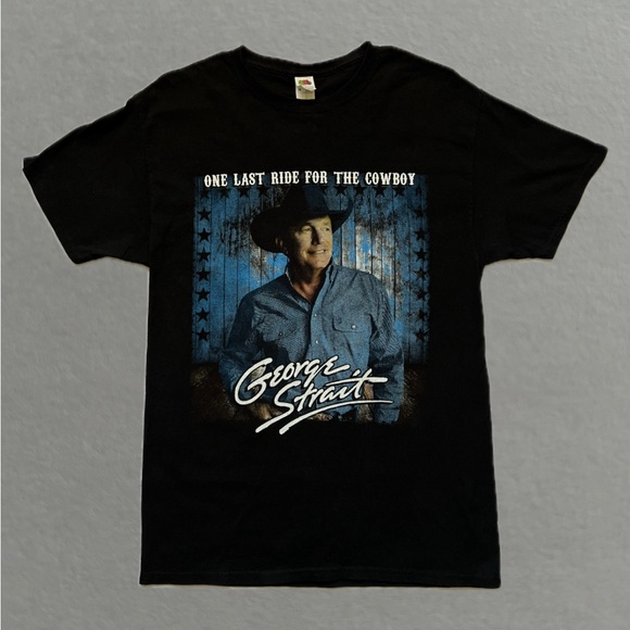 George Strait | Shirts | George Strait One Last Ride For The Cowboy 223 ...